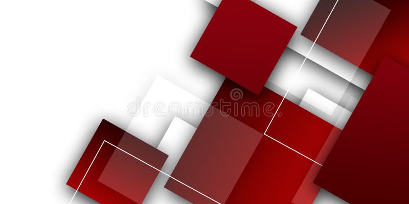 Abstract Background with Red Squares Stock Illustration - Illustration ...