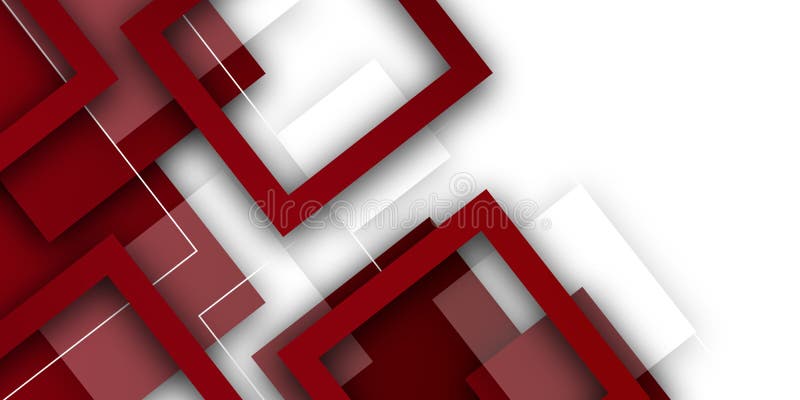 Abstract Background with Red Squares Stock Illustration - Illustration ...