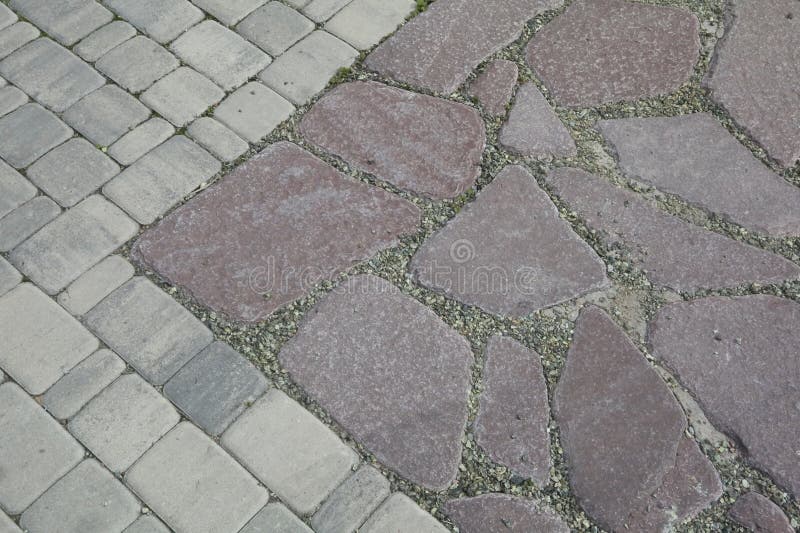 The Inner Yard is Paved with Decorative Stone. Stone Pavement, Paved ...