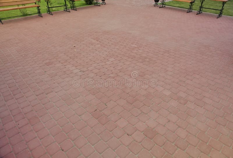 The Inner Yard is Paved with Decorative Stone. Stone Pavement, Paved ...