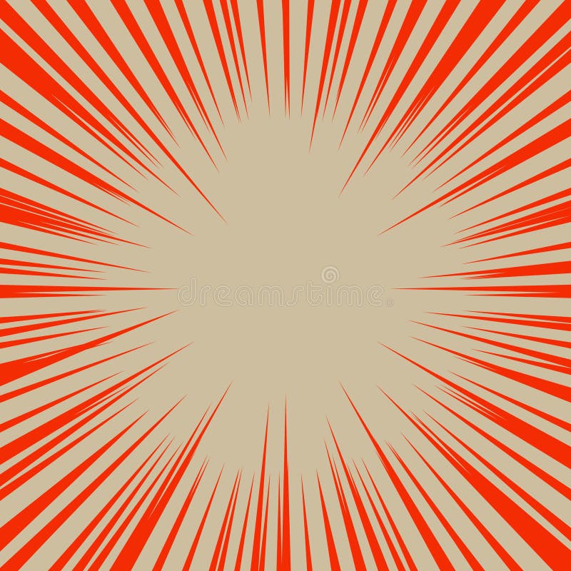 Abstract Background with Red Sun Rays. Vector. Stock Vector ...