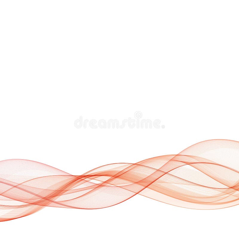 Abstract Background with Red Wave. Vector Background Stock Vector ...