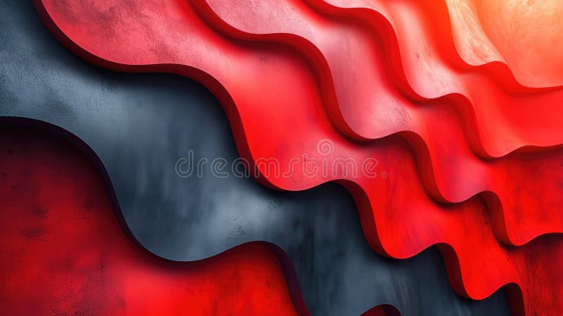 Abstract Background Red Waves, Colored Shiny Background Stock Photo ...