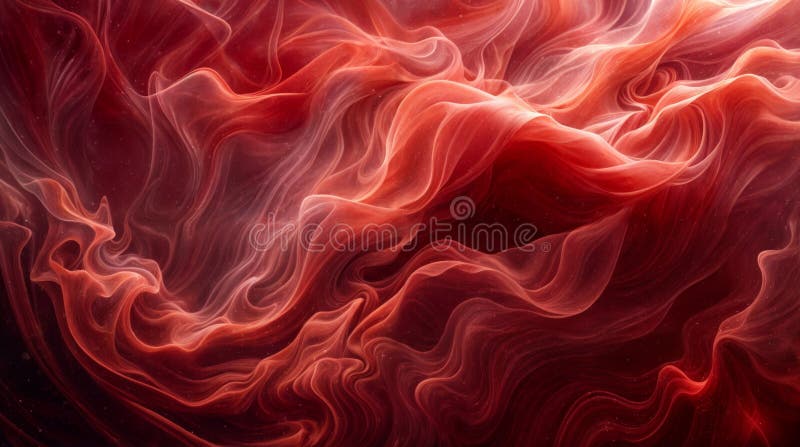 Abstract Background with Red Wavy Lines with Lots of Details Stock ...