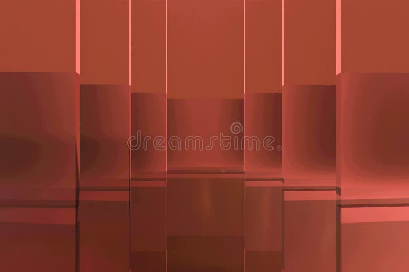 Abstract Background of Reddish Pillars. Backgrounds and Textures. 3d ...