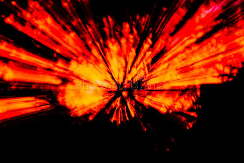 Abstract Background Reminding of a Burst. Energy, Multicolored, Rays ...