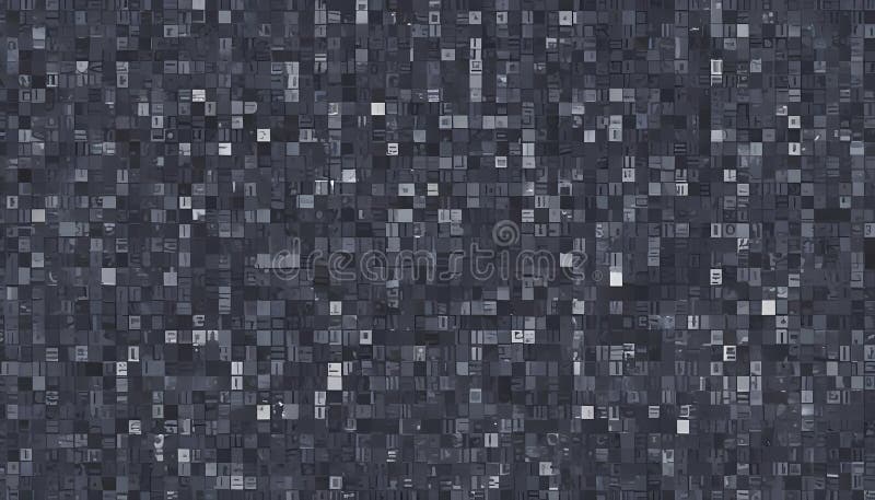 Abstract Background with a Repeating Pattern of Small, Uneven, Gray ...