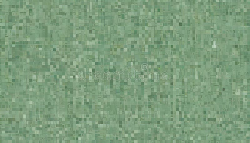 Abstract Background with a Repeating Pattern of Small, Uneven, Green ...