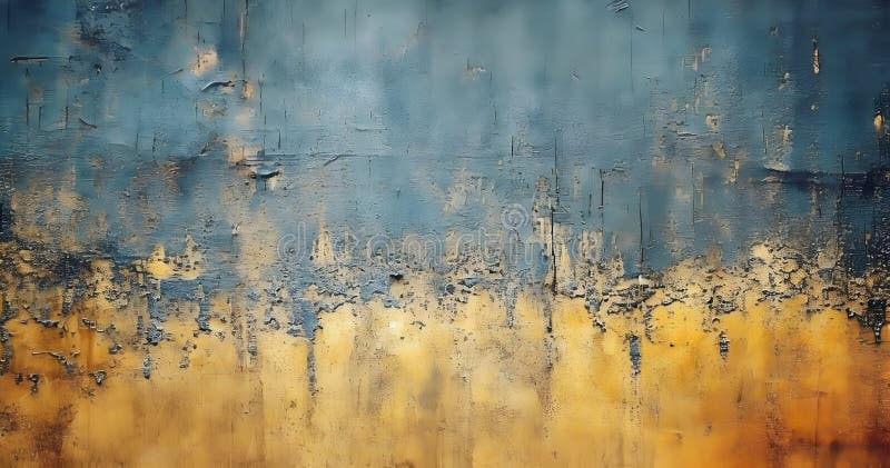 Abstract Background is the Result of Painted Brushstrokes that Evoke ...