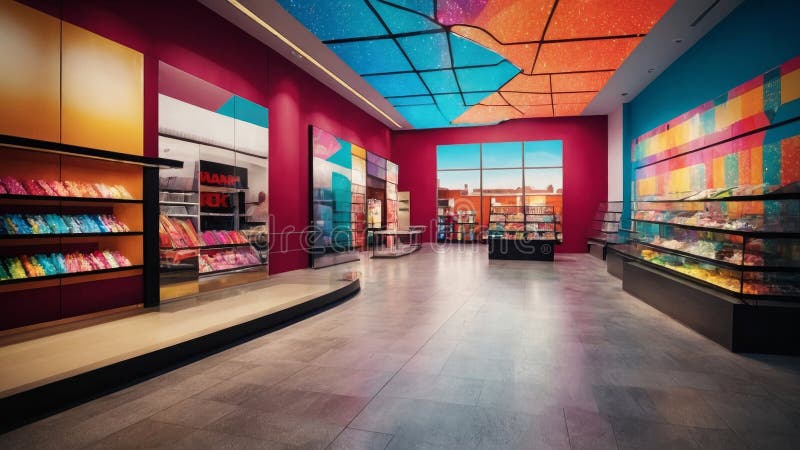 Abstract Pop-Art Background on Retail Theme Stock Image - Image of ...