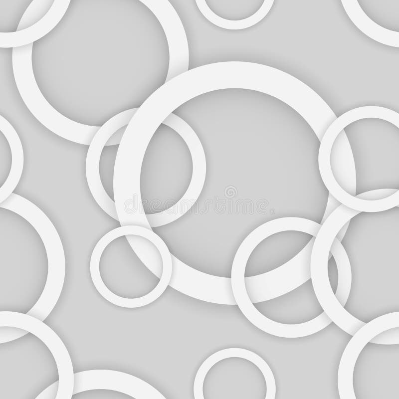 Abstract Background with Rings of Light Gray Color. Stock Vector ...