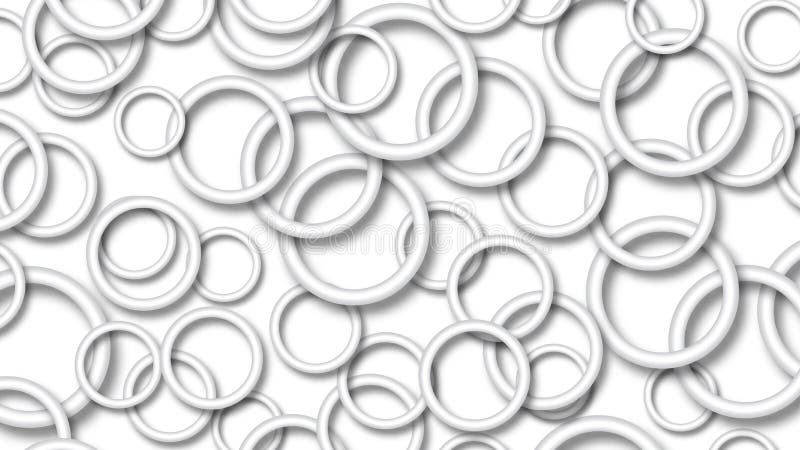 Abstract Background of Rings with Shadows Stock Vector - Illustration ...