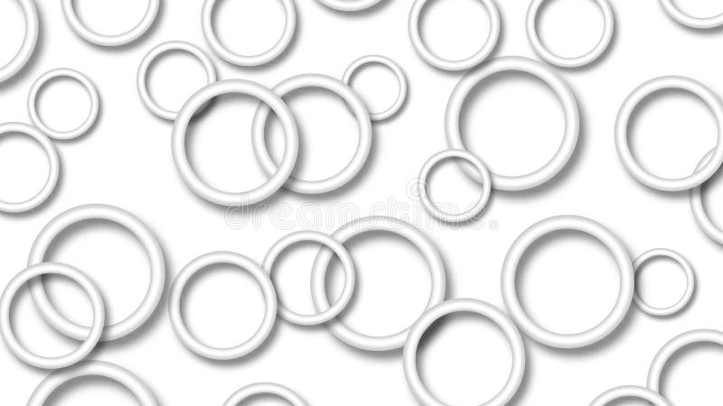 Abstract Background of Rings with Shadows Stock Vector - Illustration ...