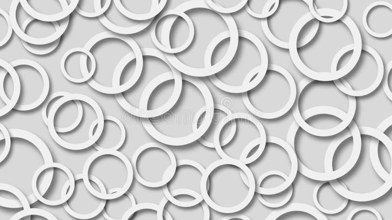 Abstract Background of Rings with Shadows Stock Vector - Illustration ...