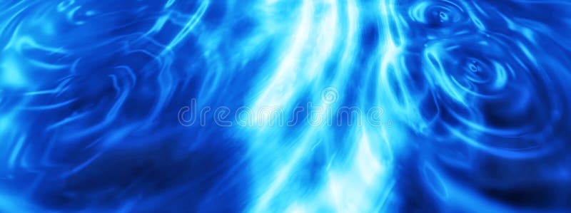 Abstract Background of Blue Ripples on Water Surface Stock Illustration ...