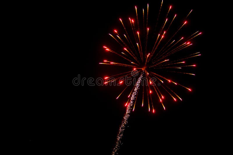 Exploding Fireworks stock photo. Image of glittering, brilliant - 1595522