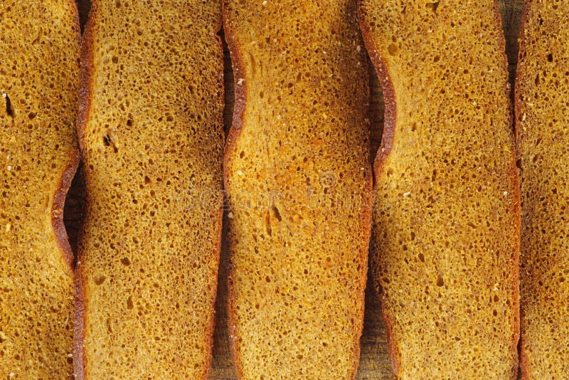 Abstract Background: Roasted Rye Bread Rusks Stock Photo - Image of ...