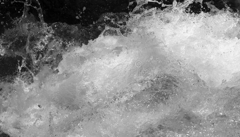 Abstract Background. Rough Water with Splashes Stock Image - Image of ...