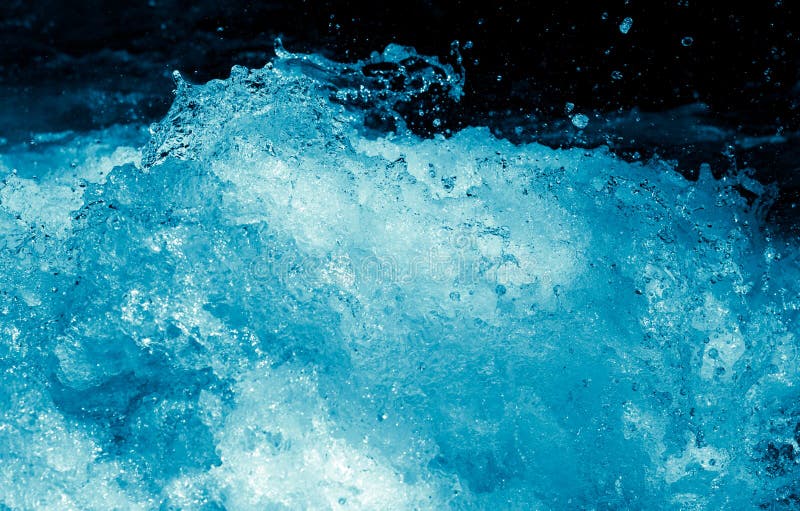 Abstract Background. Rough Water with Splashes Stock Photo - Image of ...