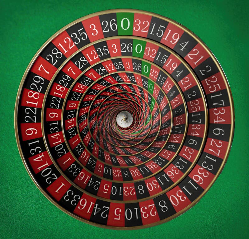 Spiral Roulette stock illustration. Illustration of money - 19437951