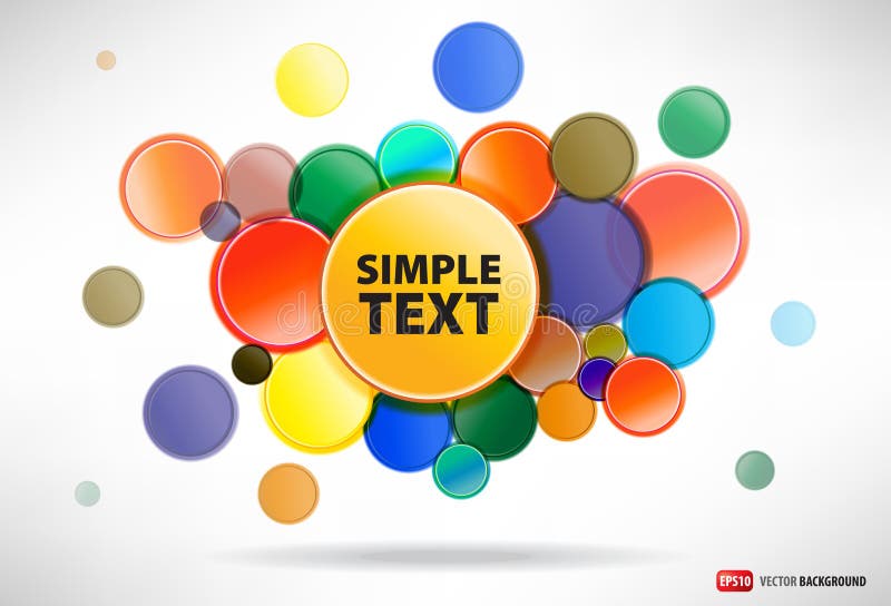 Abstract Background from the Round Buttons Stock Vector - Illustration ...