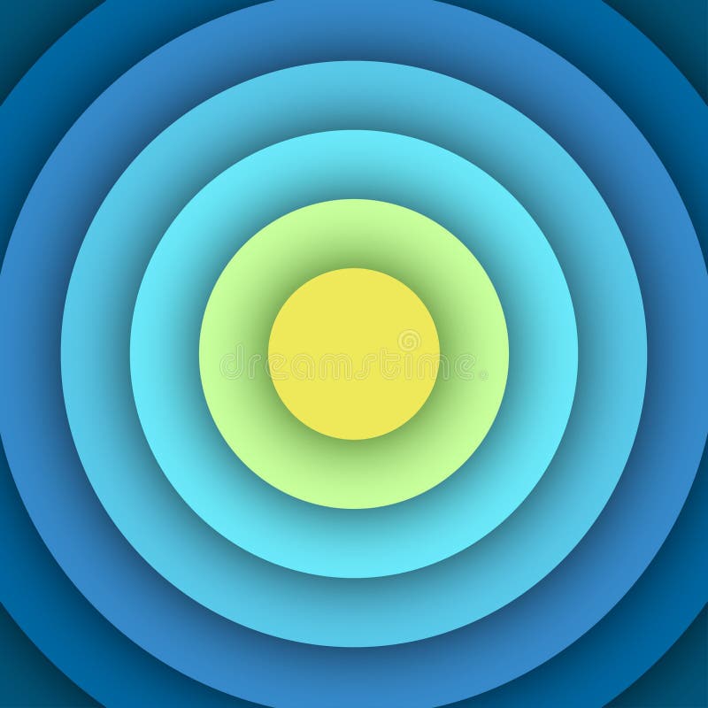 Abstract Background with Round Layers. Stock Vector - Illustration of ...