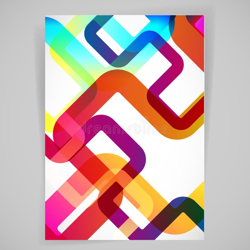 Abstract Background with Rounded Design Elements Stock Vector ...