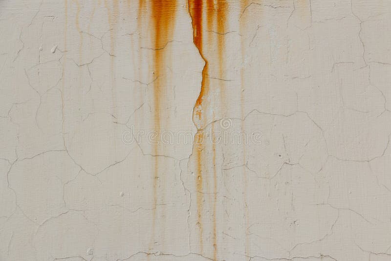 Abstract Background Rust Streaks on the Wall Stock Image - Image of ...