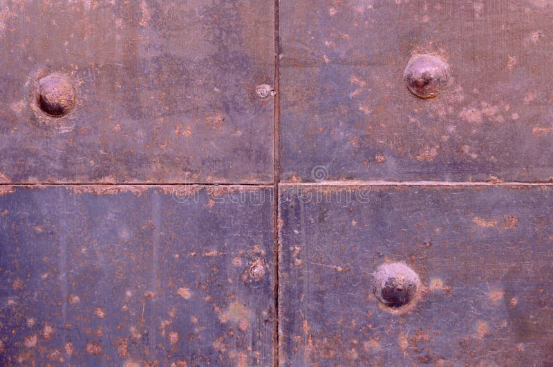 Abstract Background of the Rusted Metal. Grunge Old Iron Panel. Stock ...