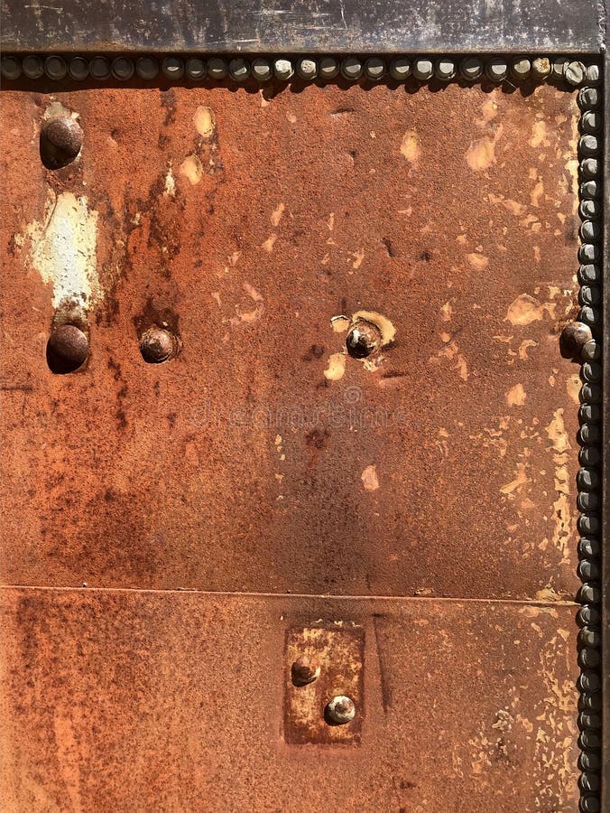 Abstract Background of a Rusty Metal Sheet. Stock Photo - Image of ...