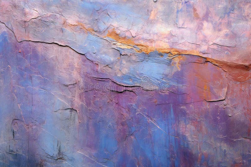 Abstract Background - Rusty Metal Wall with Blue and Purple Paint Stock ...