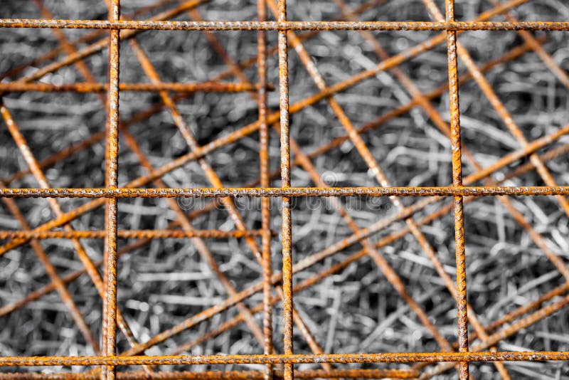 Abstract Background of Rusty Steel Mesh Stock Image - Image of netting ...