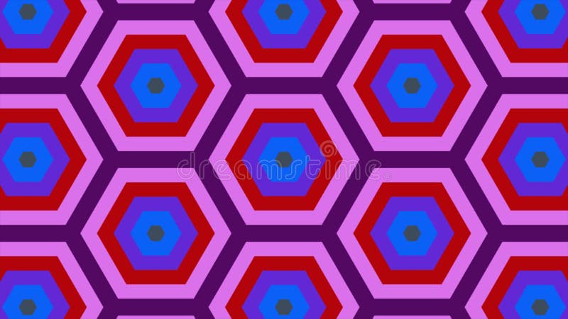 Abstract Background of Same Color Hexagon and Different Surrounding ...