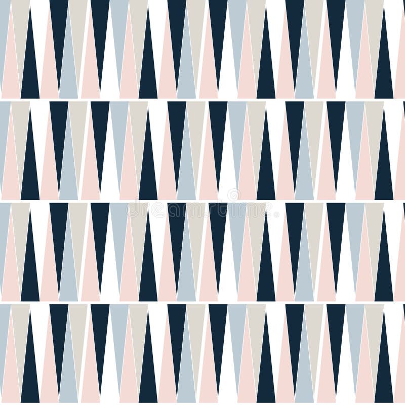 Abstract Background with Scandi Style Pattern Design Stock Vector ...