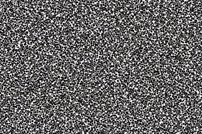 Abstract Background of Scattered Black and White Particles, Resembling ...
