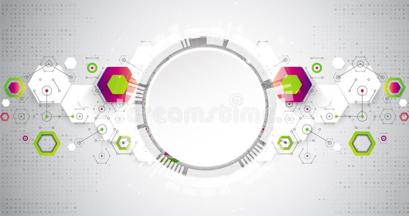 Abstract Background. Science Template, Wallpaper or Banner Stock Vector ...