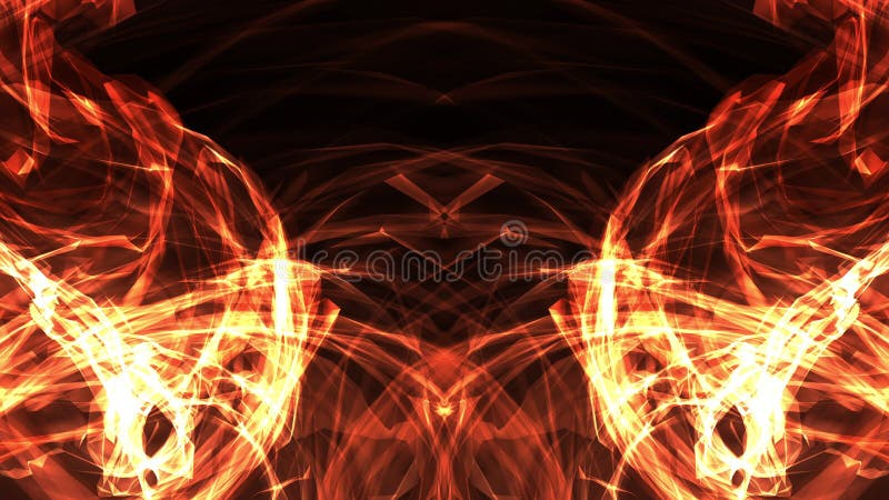 Abstract Background Seamless Loop Dynamic Symmetric Fire Flame Energy ...