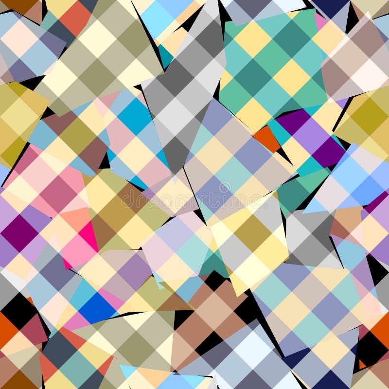 Abstract Background Seamless Pattern.. Classic Plaid Pattern. Vector ...
