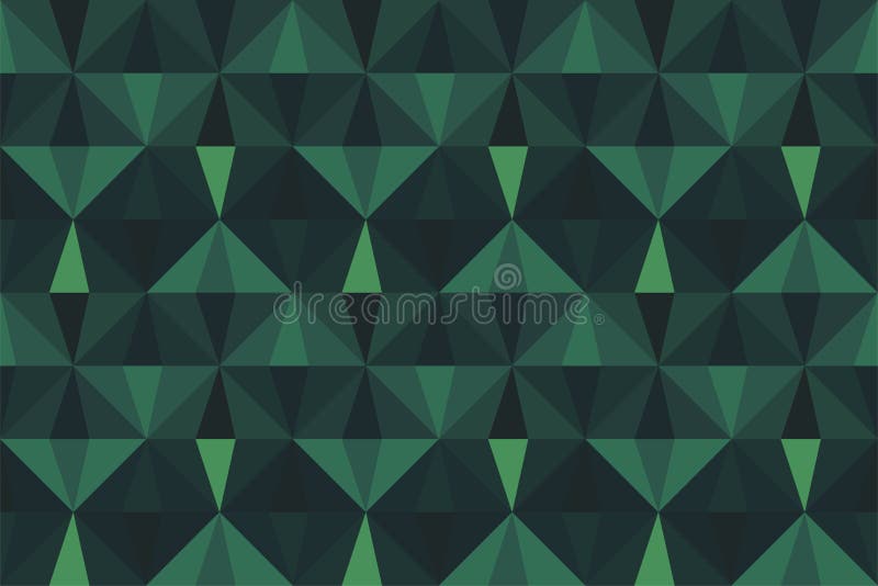 Abstract Background, Seamless Pattern with Diamonds in Various Green Shades. Geometric Shapes ...