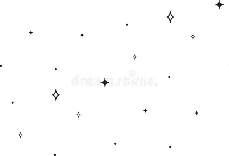 Abstract Background Seamless Pattern Dot and Stars Stock Vector ...
