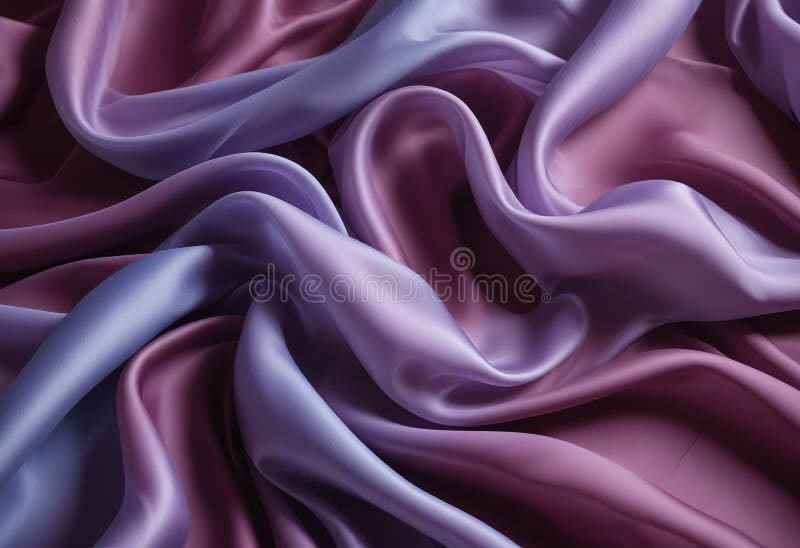 Abstract Background of a Semitransparent Silk Fabric of Lilac Color ...