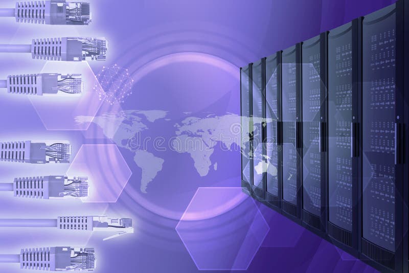 Abstract Background with Set of Wires Stock Illustration - Illustration ...