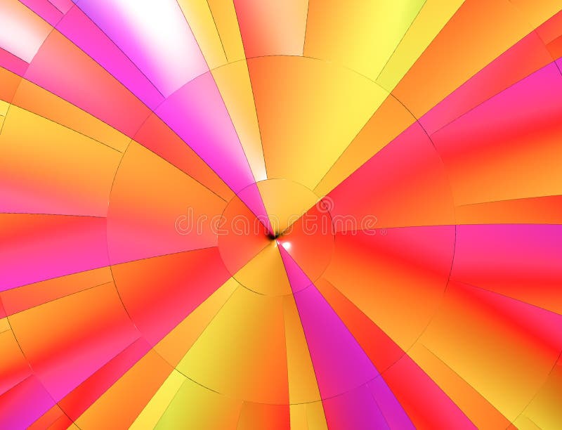 Abstract Background with Several Colors, Radial Shape Stock ...