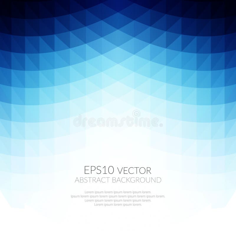 Abstract Background in Shades of Blue. Movement of Geometric Forms ...