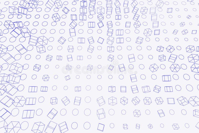 Abstract Background with Shape of Ellipse & Square Box Pattern. Details ...