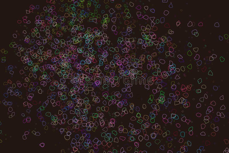 Abstract Background With Shape Of Motion Particle Or Random Pattern Web Concept Effect