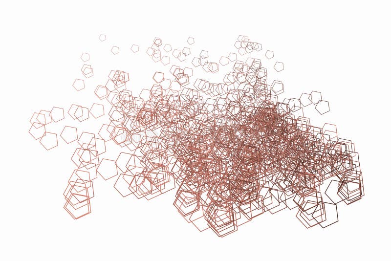 Abstract Background with Shape of Pentagon Pattern. Creative, Digital ...