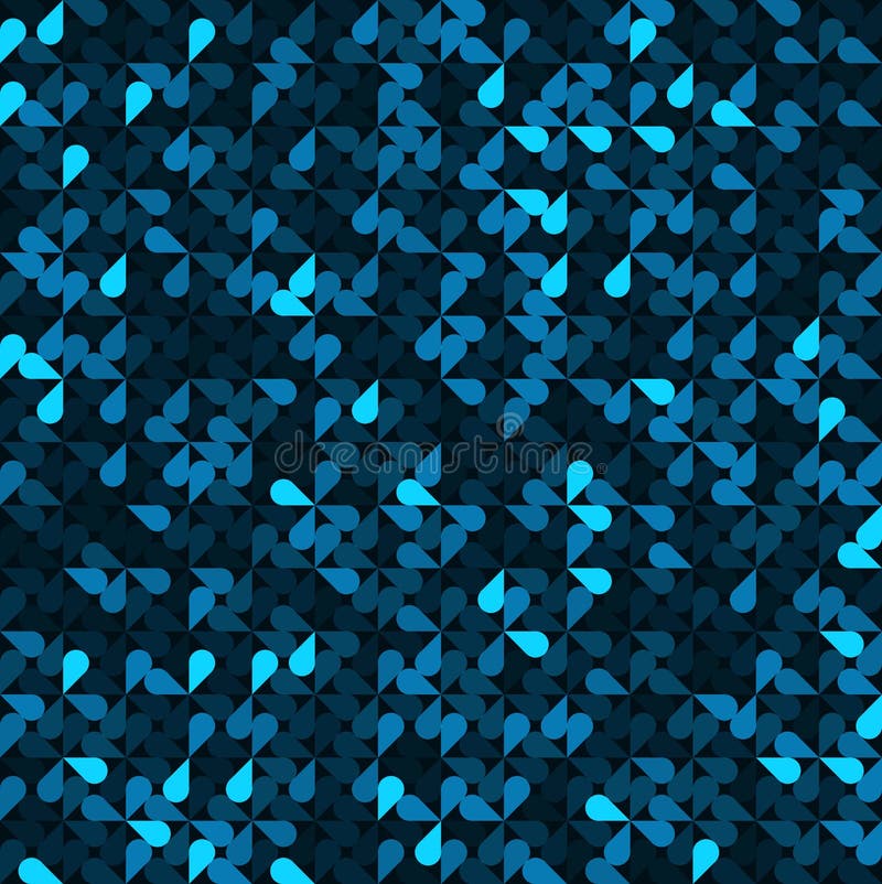 Abstract Background of Shapes in the Form of a Drop. Stock Vector ...