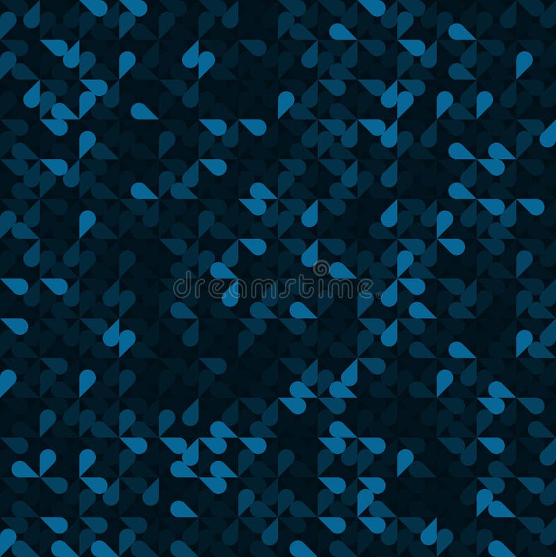 Abstract Background of Shapes in the Form of a Drop. Stock Vector ...