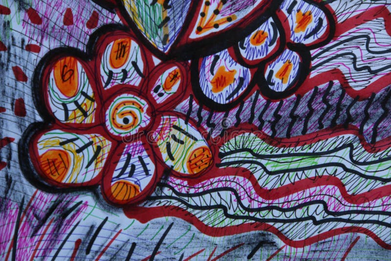 Abstract Background with Textures and Shapes Out of Focus Stock Image ...